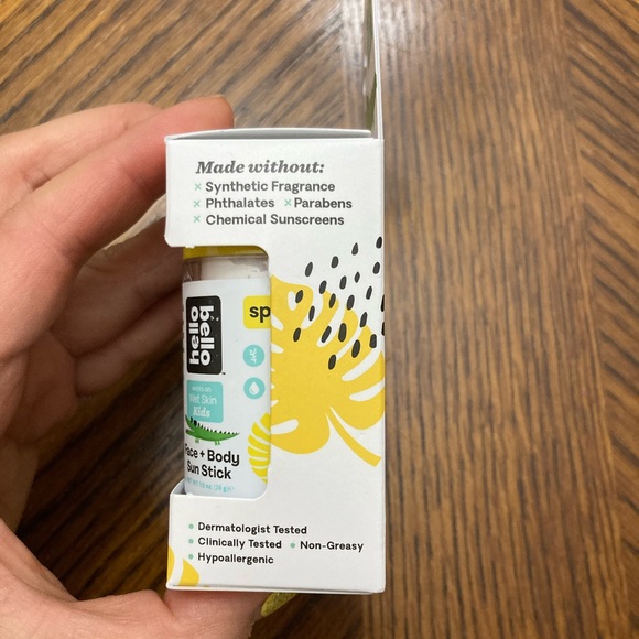 Skincare | Nwt Hello Bello Spf 3 Face Body Sunscreen Stick | Poshmark
